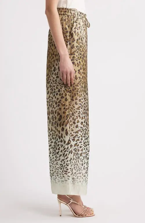 Kobi Halperin Print Ombré Wide Leg Pants