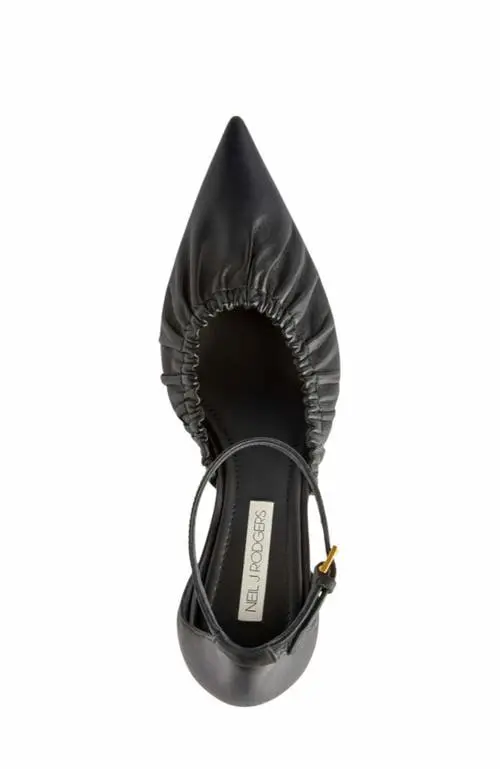 NEIL J. RODGERS Nina D'orsay Pump - Black Nappa