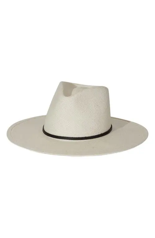 Janessa Leoné Otto Panama Straw Fedora - Bleach