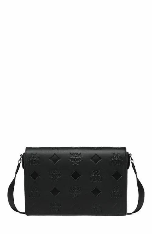 Mcm Klassik Messenger With Embossed Maxi Monogram