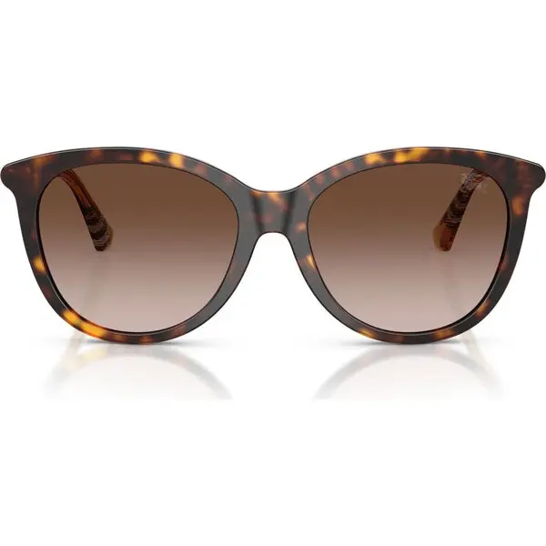 Burberry 55mm Phantos Sunglasses - Dark Havana/brown Gradient