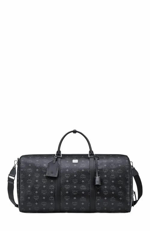 Mcm Ottomar Weekender Bag In Visetos