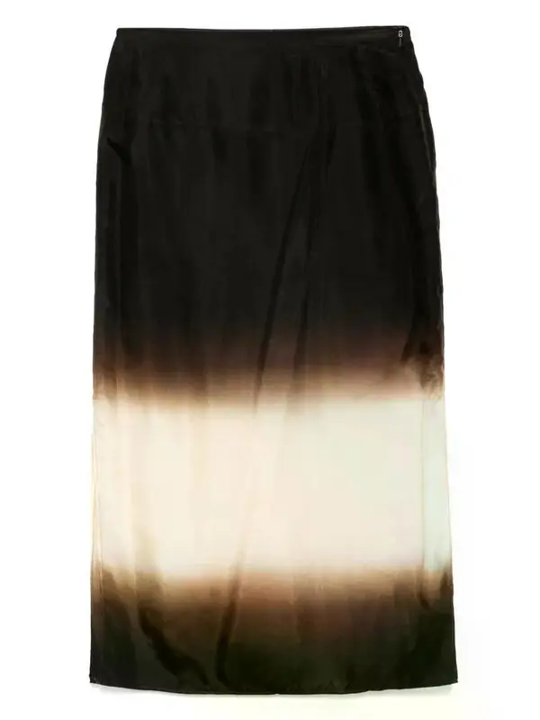 LESS Silk Electrospun Skirt - Brown