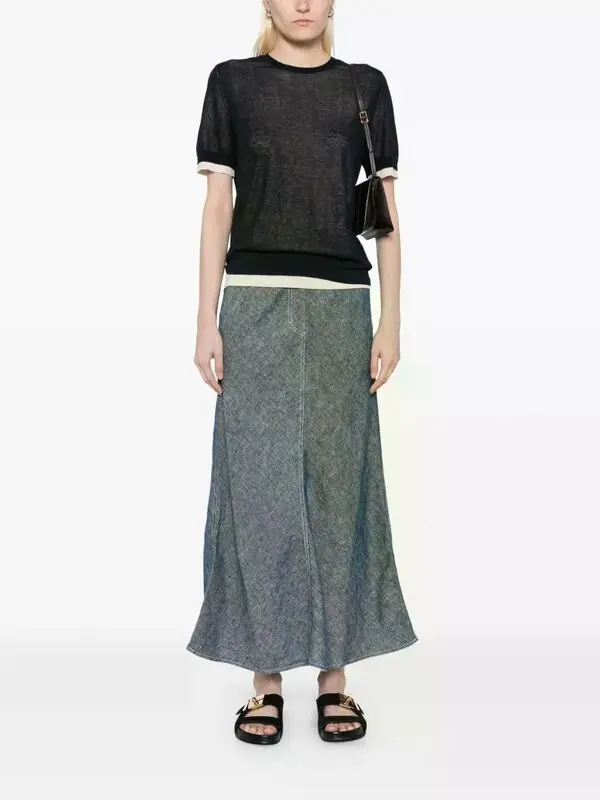 LESS A-type Linen Skirt