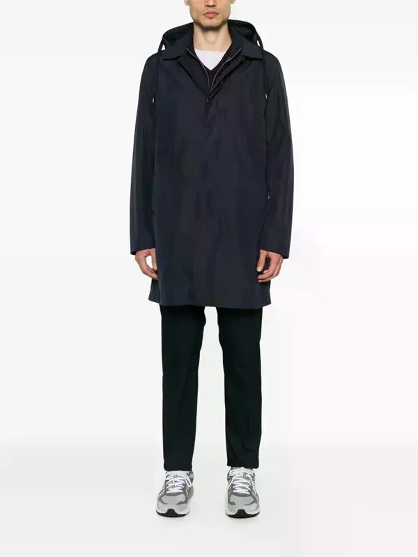 Herno Hooded Parka - Blue