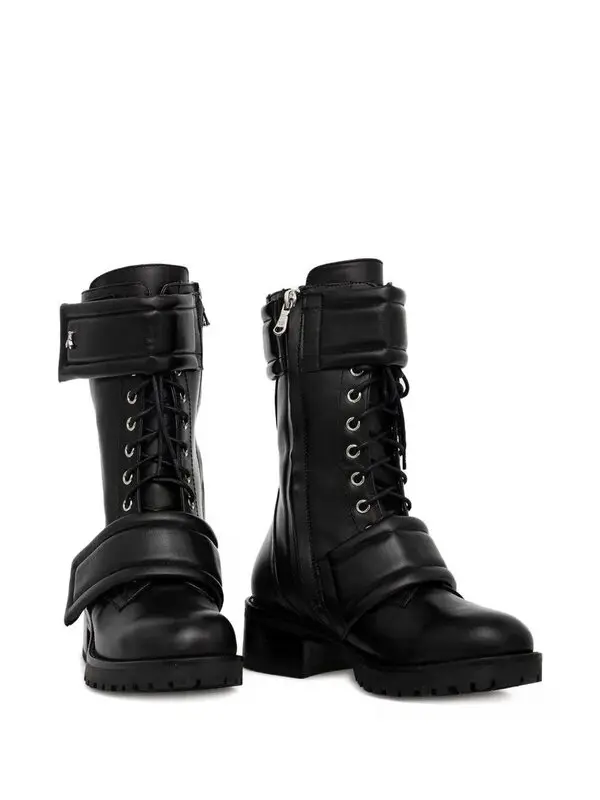Patrizia Pepe Lace-up Combat Boots