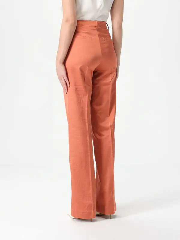 Pinko Tailored Wide Leg Trousers - Burnt