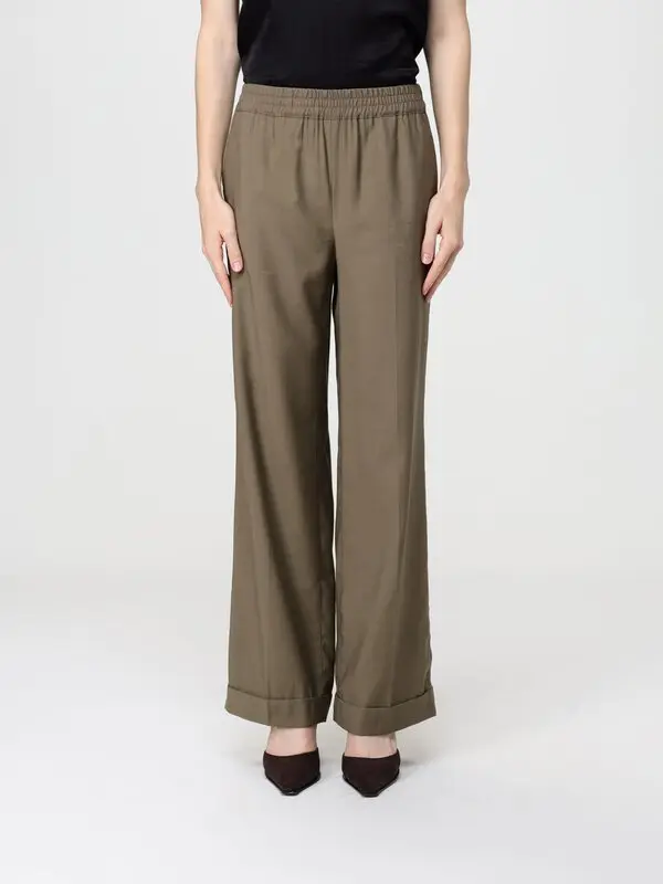 Liu Jo Tailored Wide Leg Trousers - Green
