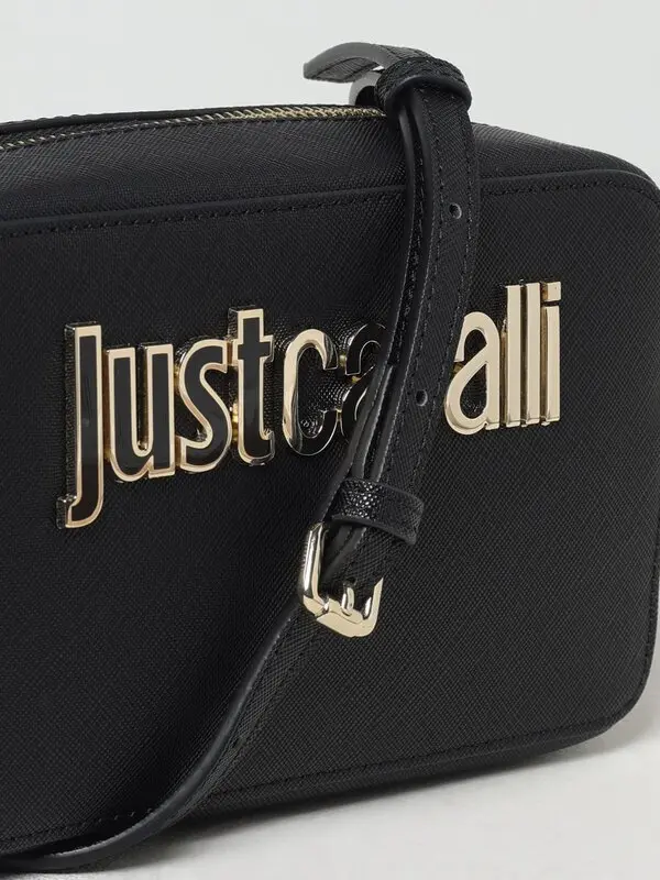 Just Cavalli Logo Mini Bag - Black