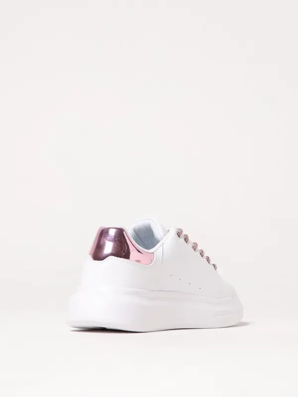 Just Cavalli Leather Lace-up Sneakers - Natural