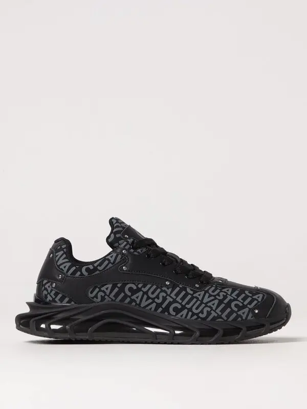Just Cavalli Logo Embellished Sneakers