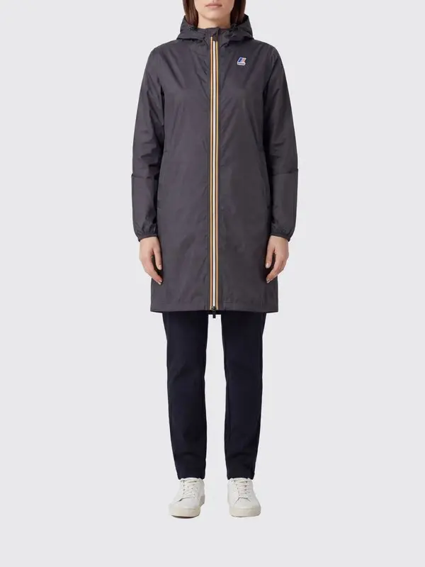 K-WAY Le Vrai 4.0 Eiffel East Technical Fabric Windbreaker - Black