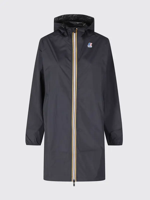 K-WAY Le Vrai 4.0 Eiffel East Technical Fabric Windbreaker - Black