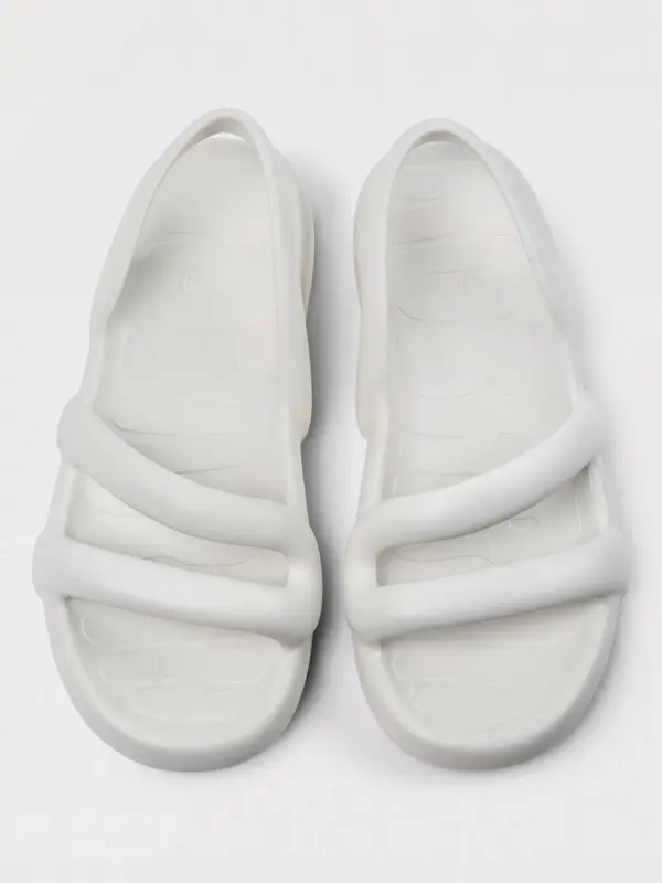 Camper Strappy Flat Sandals - White