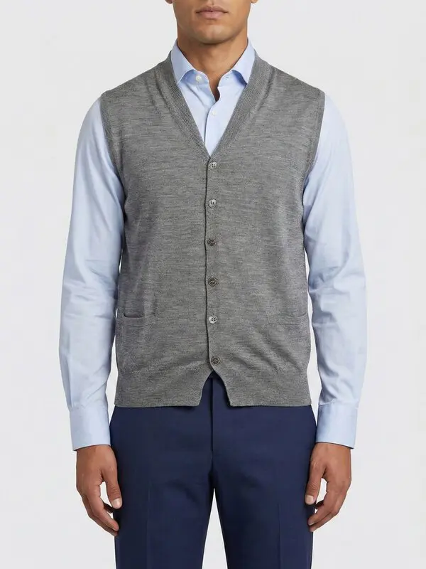 BALLANTYNE Suit Vest - Silver