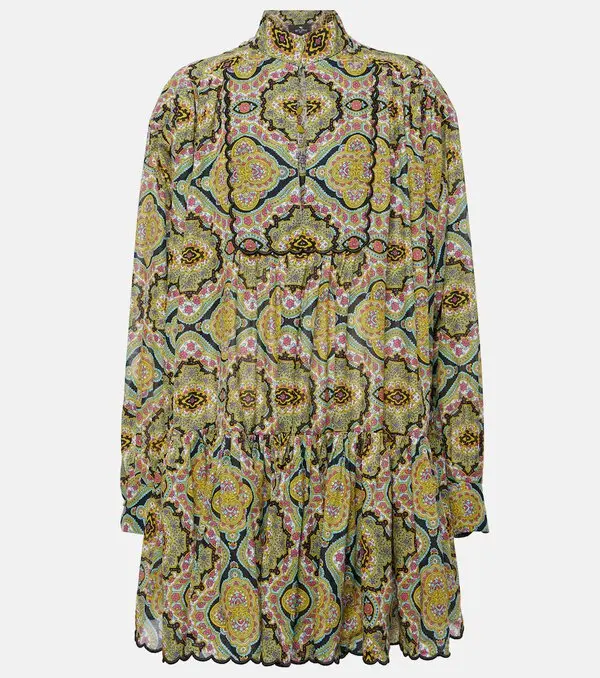 Etro Printed Cotton Shirt Dress - Multicoloured