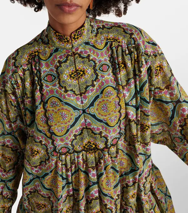 Etro Printed Cotton Shirt Dress - Multicoloured