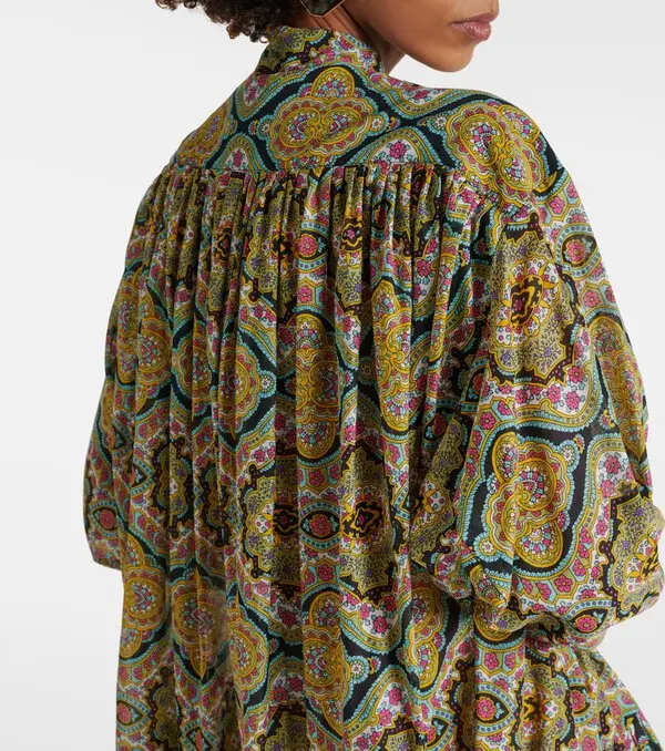 Etro Printed Cotton Shirt Dress - Multicoloured
