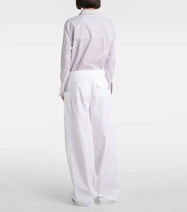 TOD'S Cotton Wide-leg Trousers