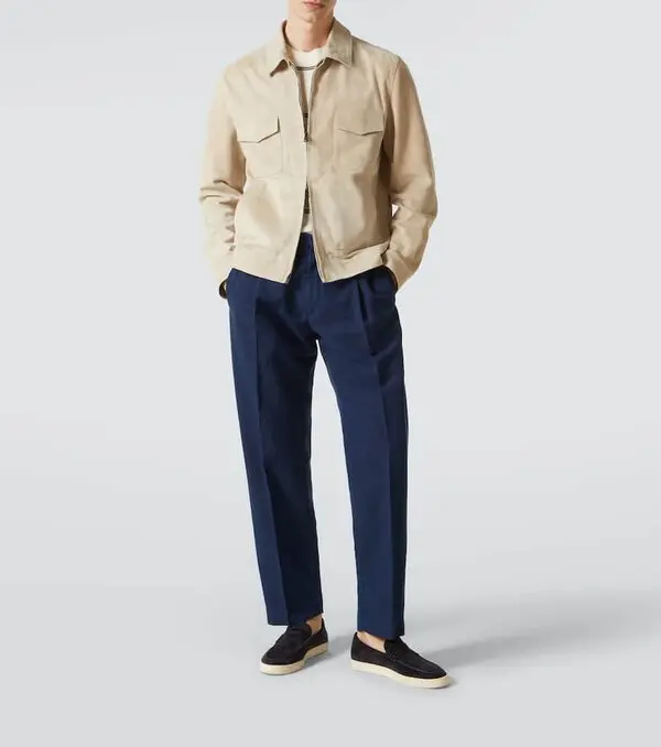 SLOWEAR Linen And Cotton Chinos