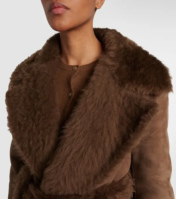 Ralph Lauren Wilmer Reversible Shearling Coat