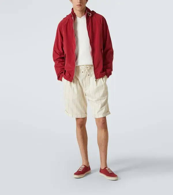Brunello Cucinelli Hooded Raincoat