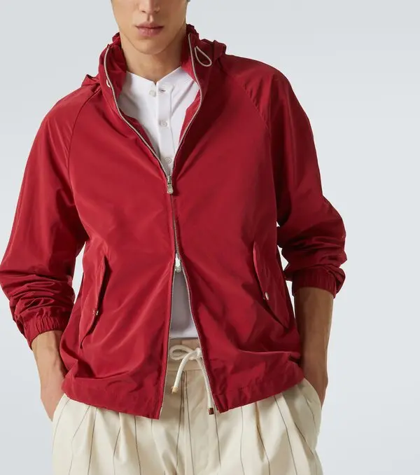 Brunello Cucinelli Hooded Raincoat