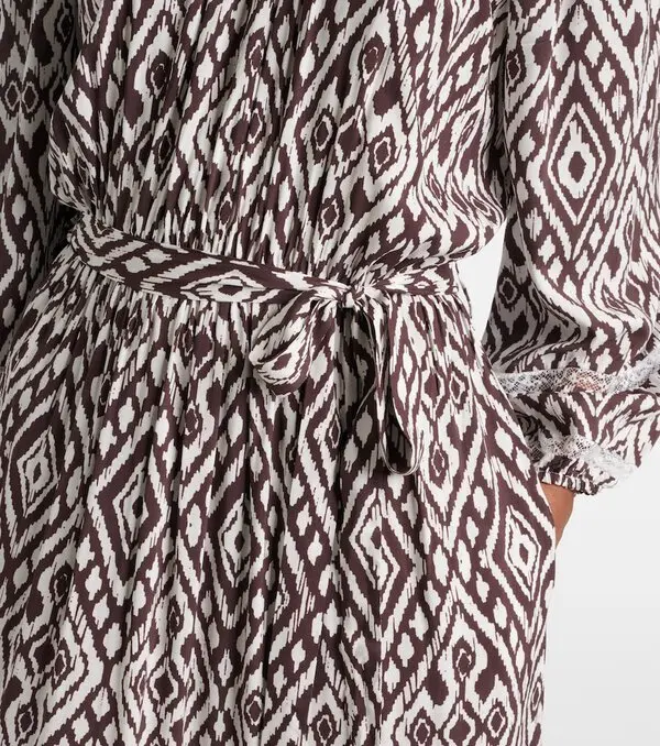 Melissa Odabash Eclipse Printed Midi Dress