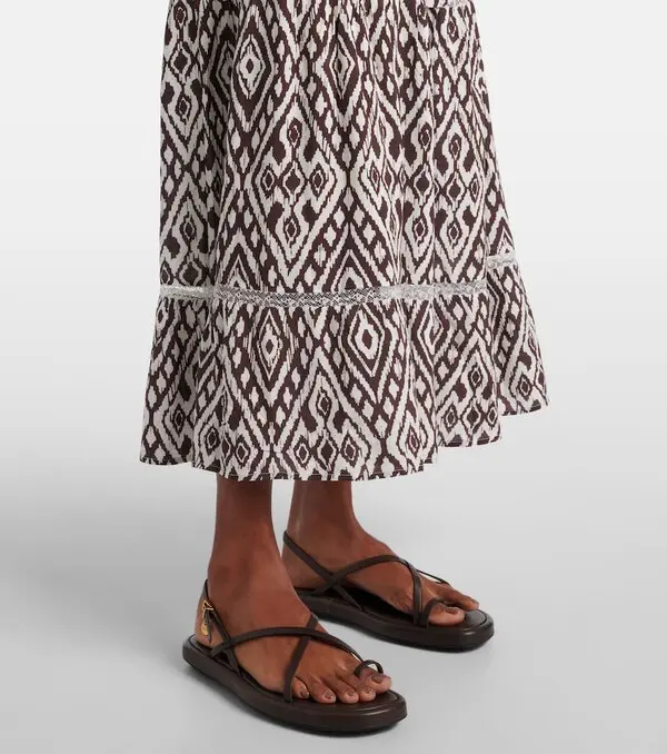Melissa Odabash Eclipse Printed Midi Dress