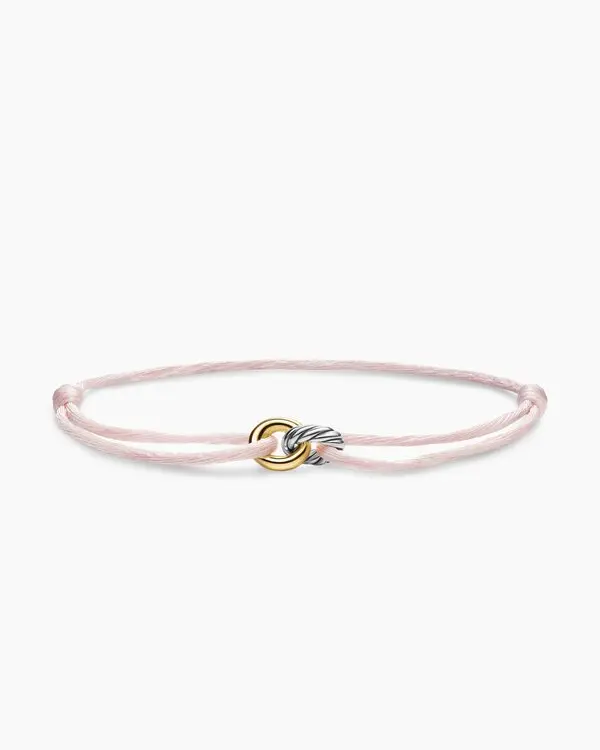 David Yurman Sculpted Cable Linked Cord Bracelet - Blush