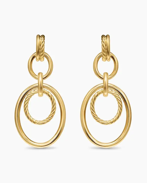 David Yurman Dy Mercer® Mobile Drop Earrings - All 18k Yellow Gold