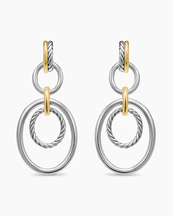David Yurman Dy Mercer® Mobile Drop Earrings - Sterling Silver/18k Yellow Gold