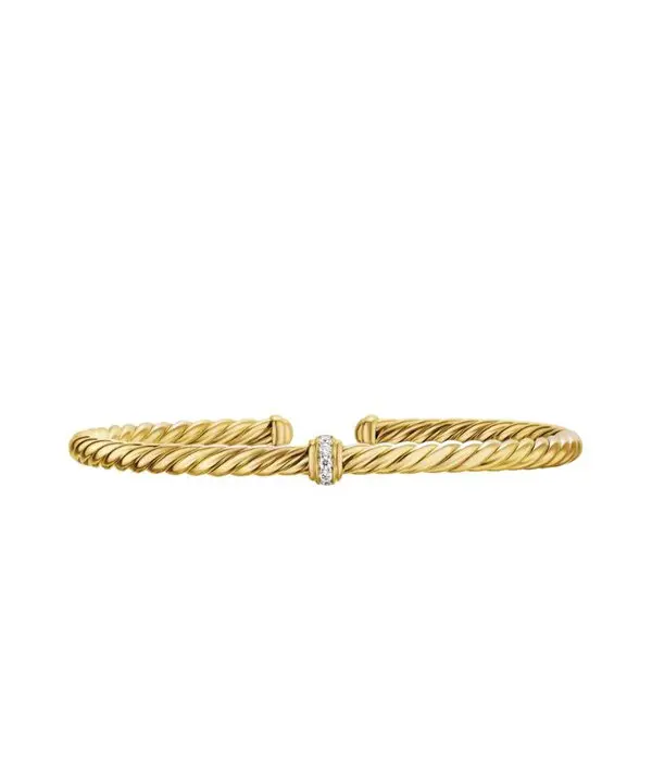 David Yurman Cablespira® Flex Station Bracelet - Diamond
