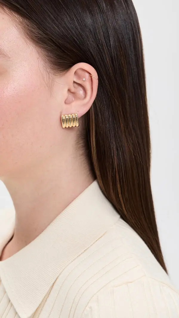 HEAVEN MAYHEM Clemmie Stud Earrings - Gold