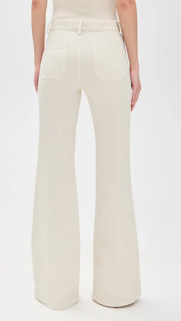 NILI LOTAN Florence Wide Leg Trousers - Stone