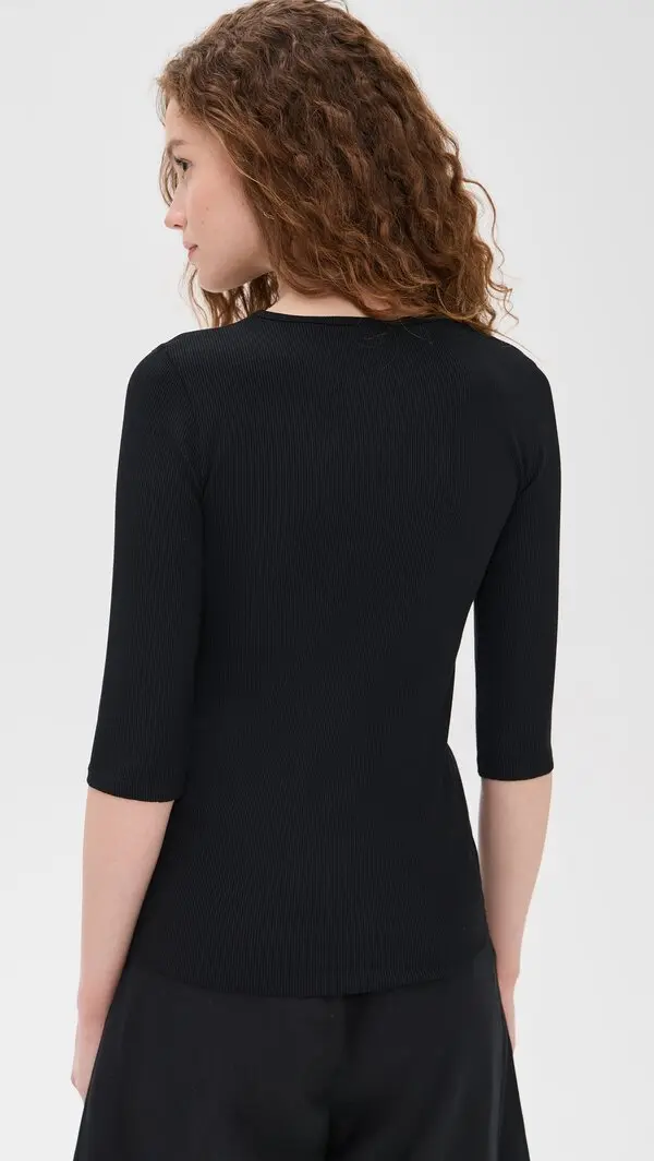 Vince Elbow Sleeve Crew Tee