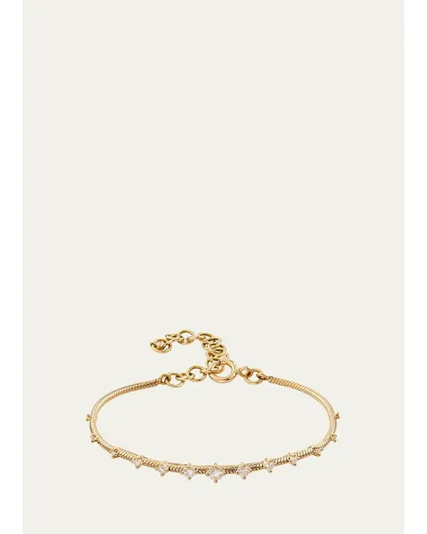 Fernando Jorge 18k Yellow Diamond Chain Bracelet - Gold