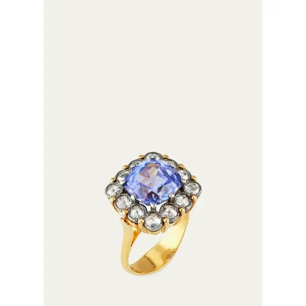 Arman Sarkisyan Rose-cut Diamond And Tanzanite Ring