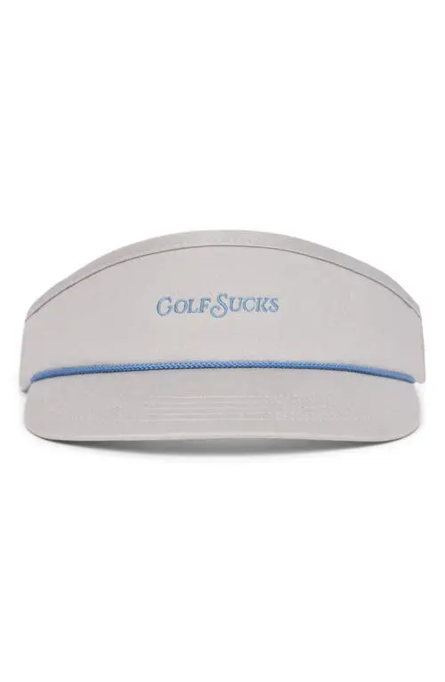 Travis Mathew Weekend Agenda Visor - Heather Grey