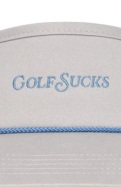 Travis Mathew Weekend Agenda Visor - Heather Grey