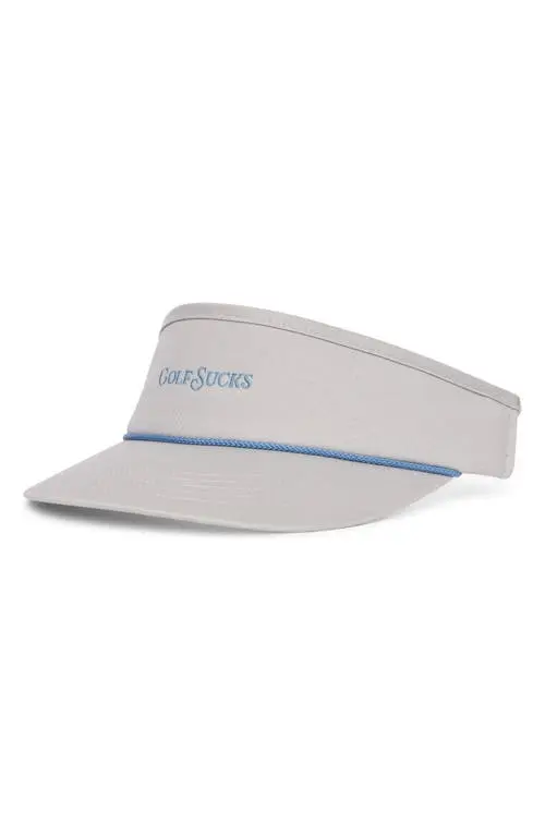 Travis Mathew Weekend Agenda Visor - Heather Grey