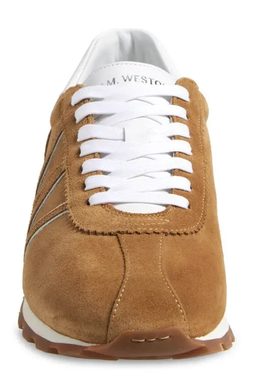 J.M. WESTON Suede Low-top Sneakers