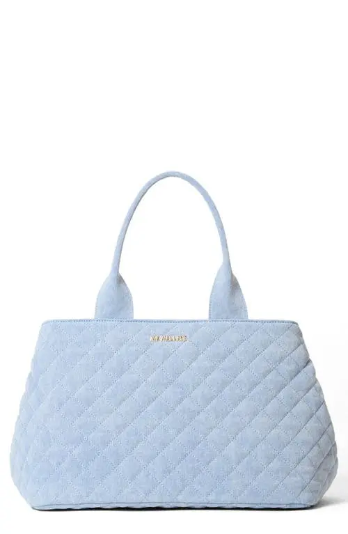 Mz Wallace Medium Metro City Tote - True Light Denim