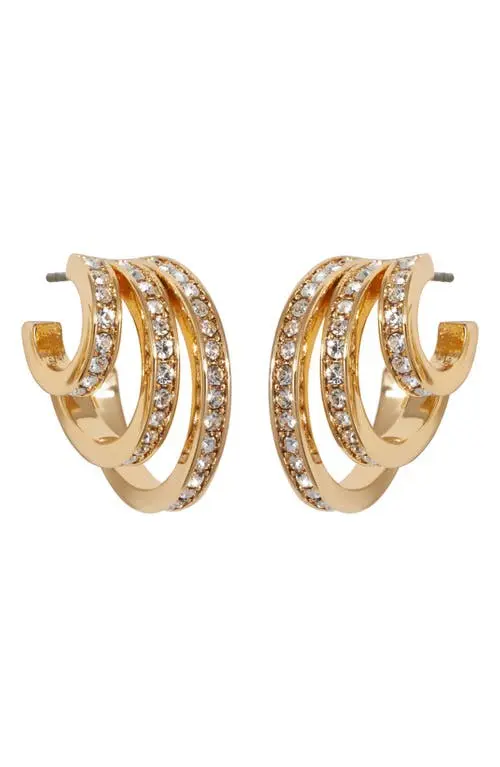 ROXANNE ASSOULIN The Triple Hoop Earrings - Gold