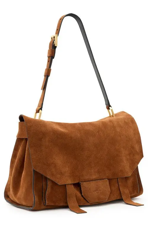 ALLSAINTS Ursa Suede Satchel