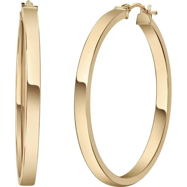Bony Levy 14k Gold Square Hoop Earrings - 14k Yellow Gold