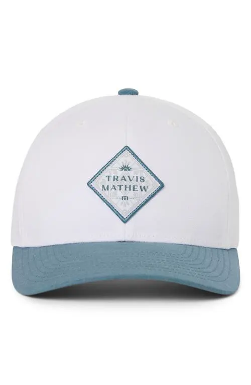 Travis Mathew Base Fare Trucker Cap - White