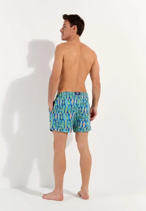 HOM Marbella Beach Boxer - Blue Print