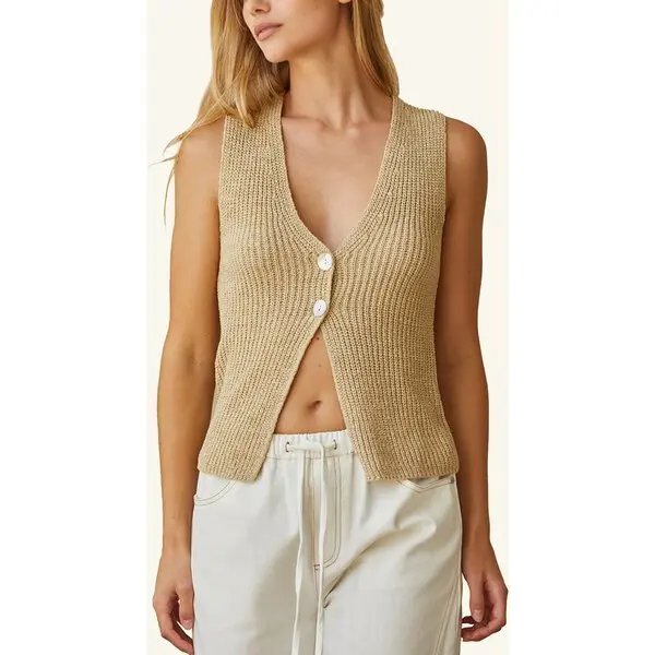 CRESCENT Sleeveless Sweater Vest