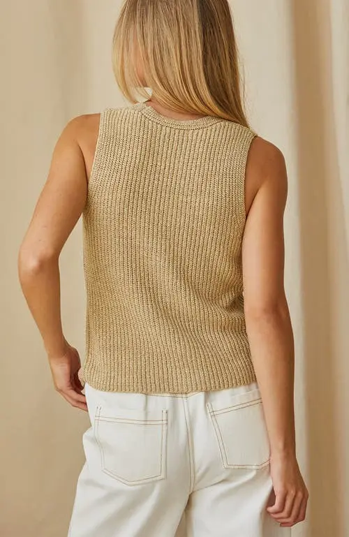 CRESCENT Sleeveless Sweater Vest